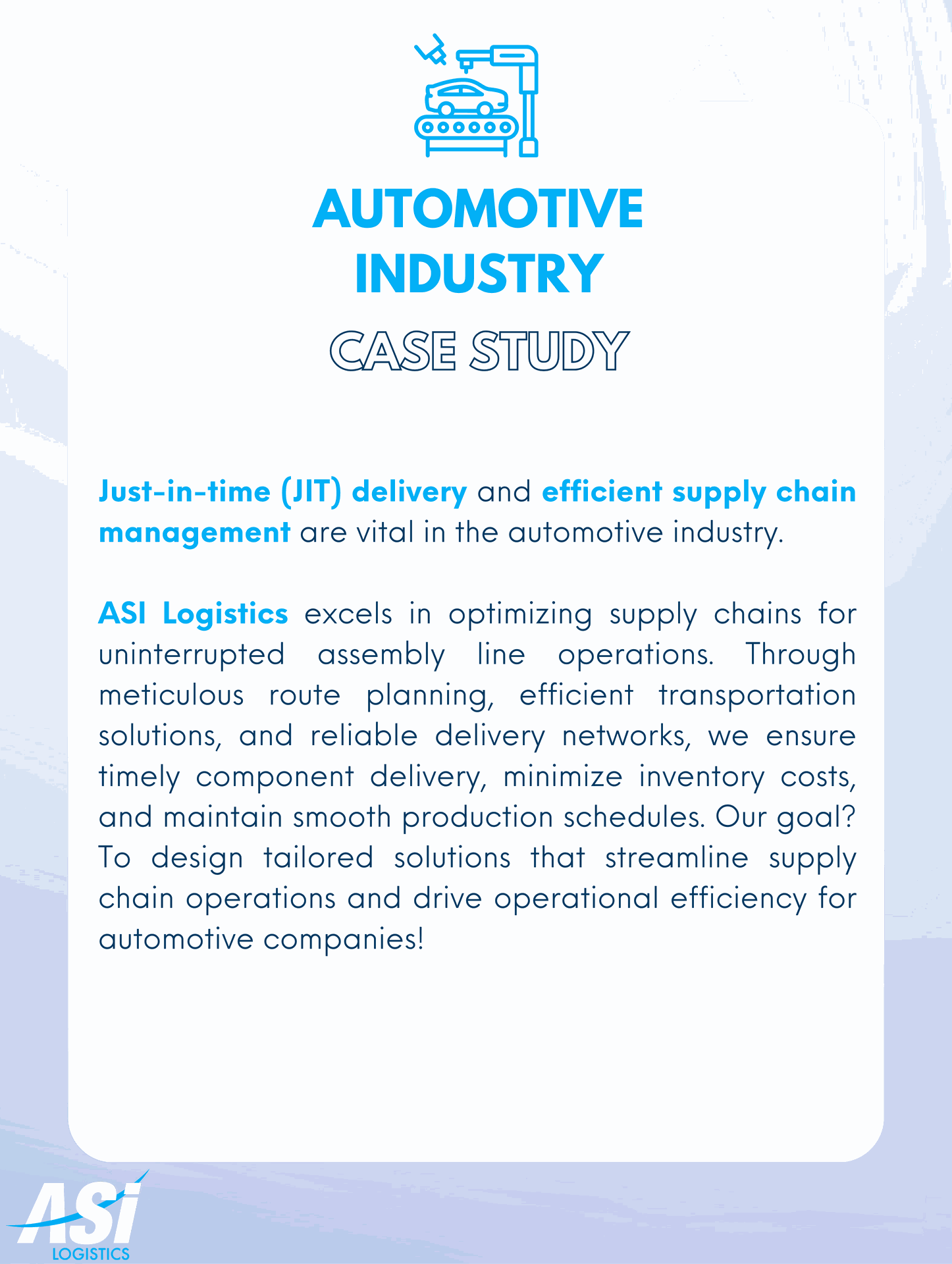 ASI Logistics | Tips for Industry-Specific Logistics